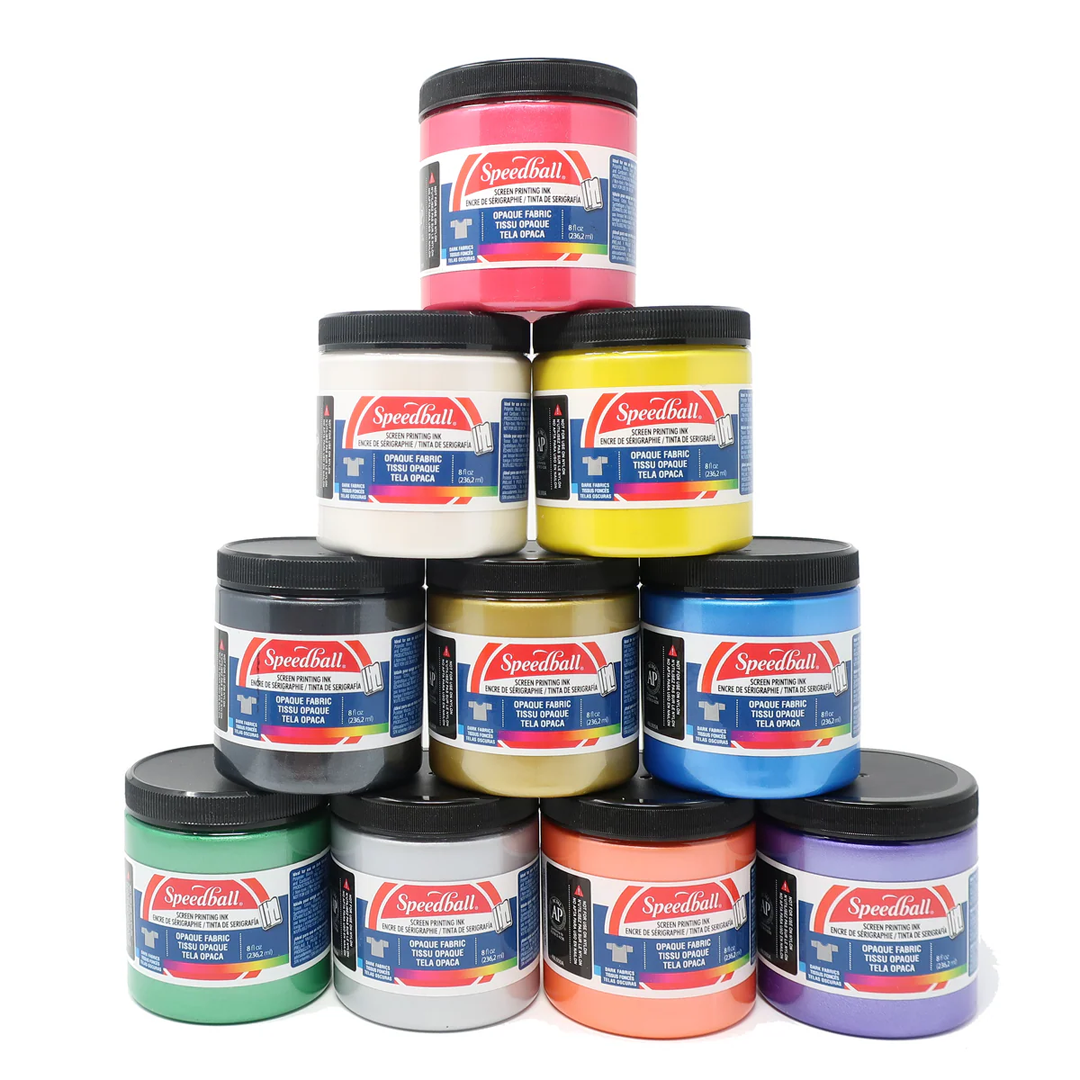 Speedball - Fabric Opaque Screen Printing Ink 8oz – Art Shack