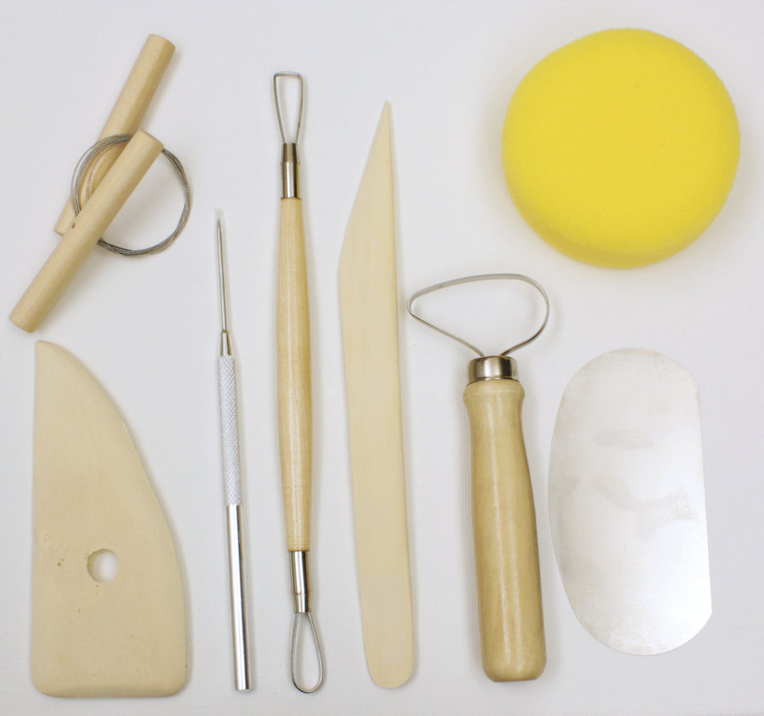 Pacific Arc - Essential Pottery Tools 8pcs – Art Shack